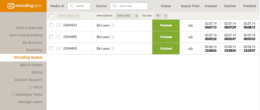How to Use the Encoding.com User InterfaceEncoding.com Help